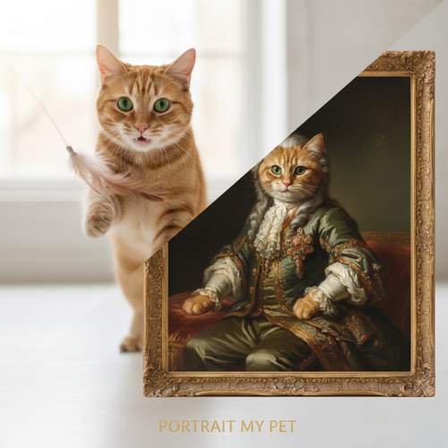 Order Custom Pet Portrait from Photo | Bespoke Pet Art