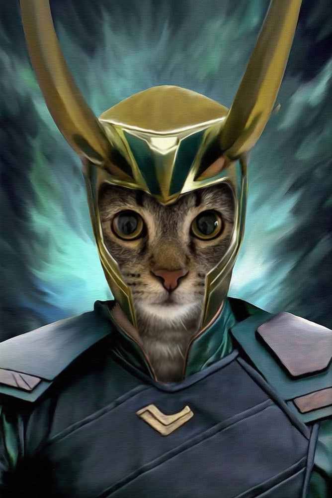 Custom Loki Pet Portrait - Immortalize Your Furry Mischief
