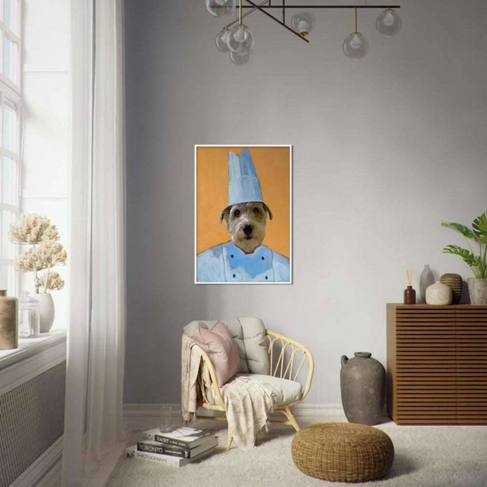 Custom Pet Portrait - Transform Your Furry Friend into a Chef
