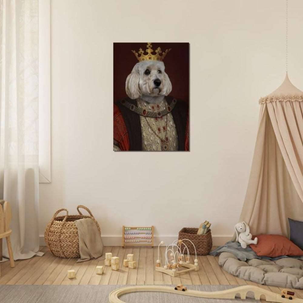 Turn Your Pet Into King Henry VIII Custom Pet Portrait