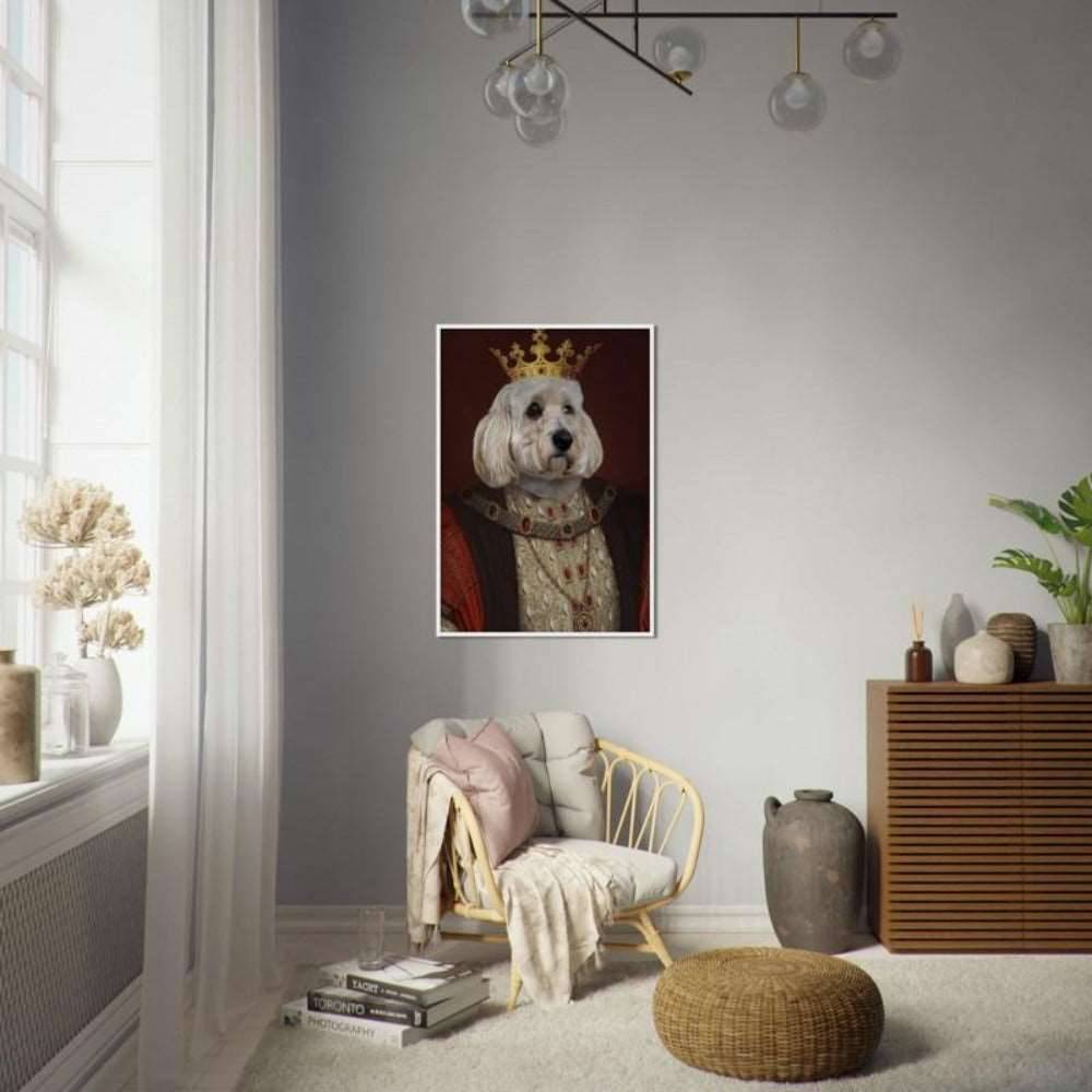 Turn Your Pet Into King Henry VIII Custom Pet Portrait