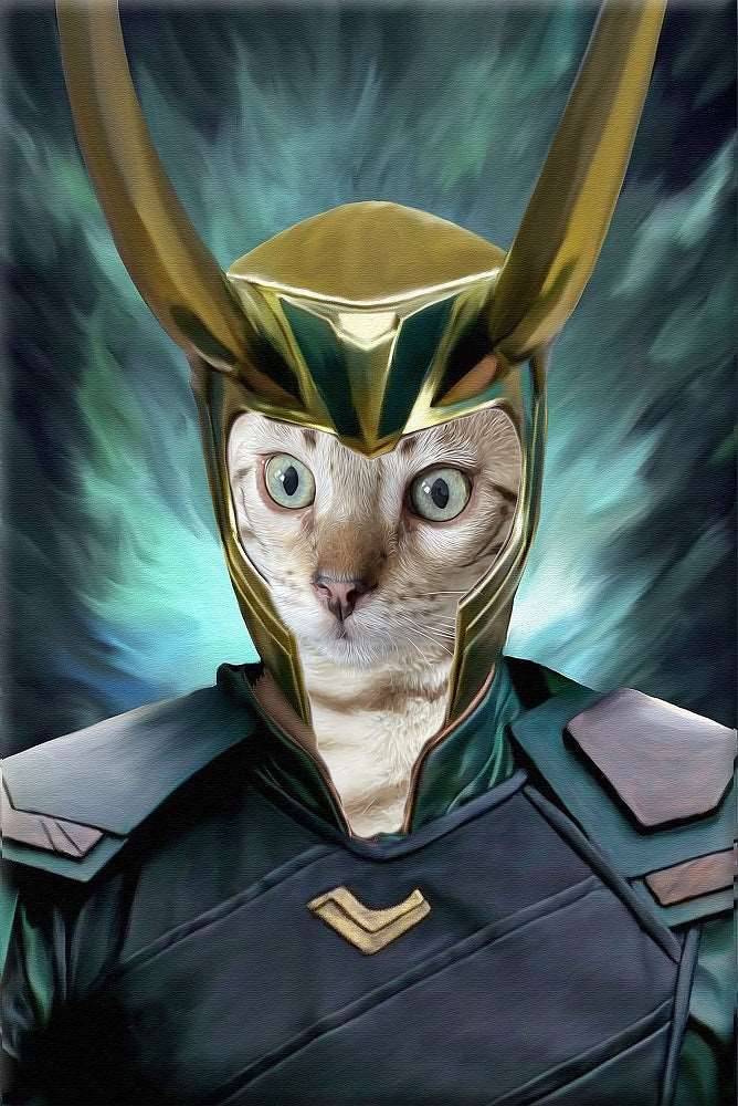Custom Loki Pet Portrait - Immortalize Your Furry Mischief