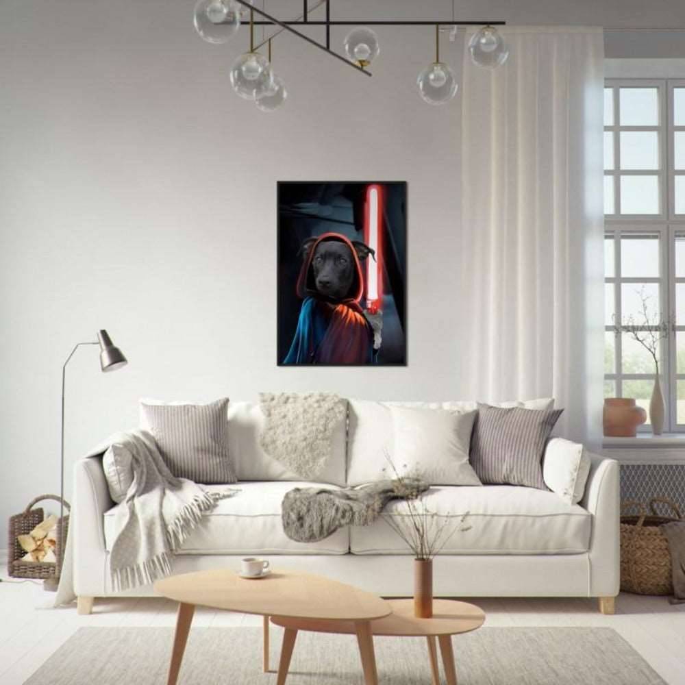 Magical Darth Maul Pet Portrait - Unleash the Force!