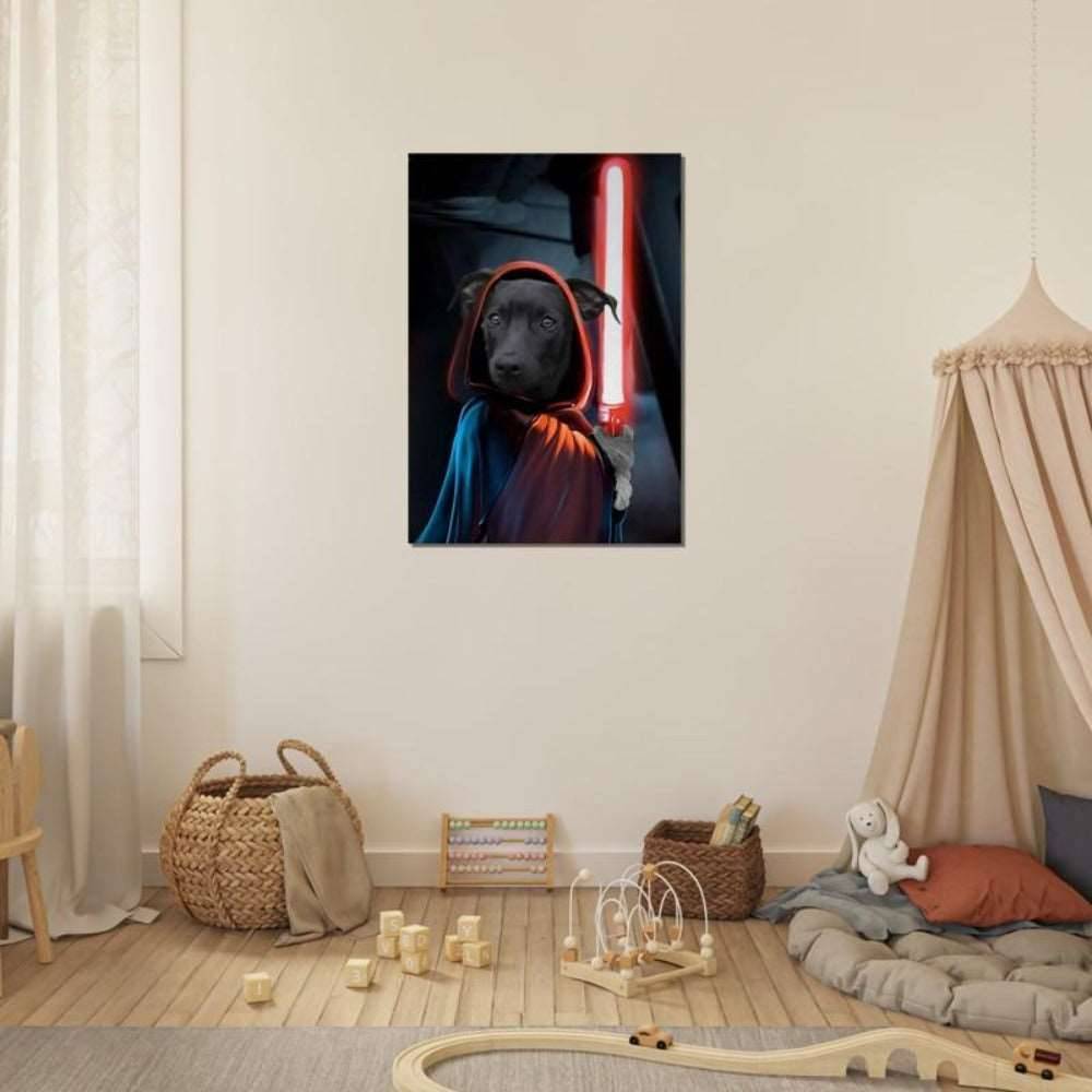 Magical Darth Maul Pet Portrait - Unleash the Force!