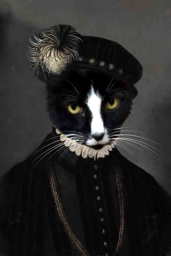 Philosopher Pet Portrait: Unleash Your Furry Friend's Unique Essence