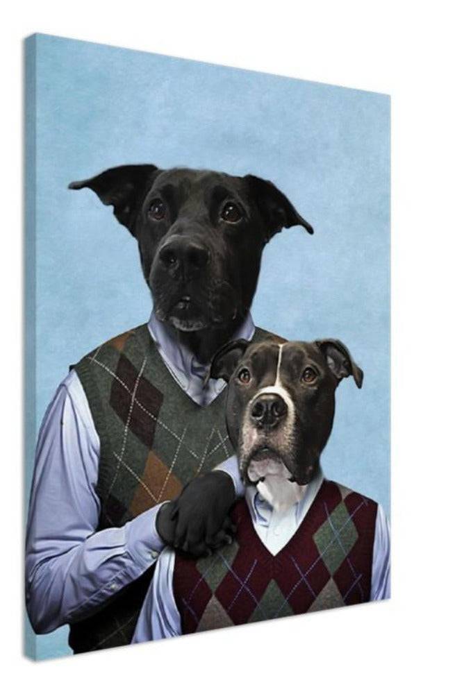 Step Brothers Custom Pet Portrait: Funny Renaissance Pet Art